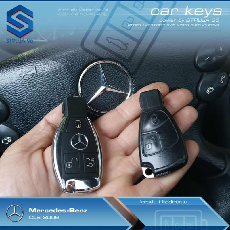 Mercedes-Benz CLS 2006 Car Keys - STRUJA 96
